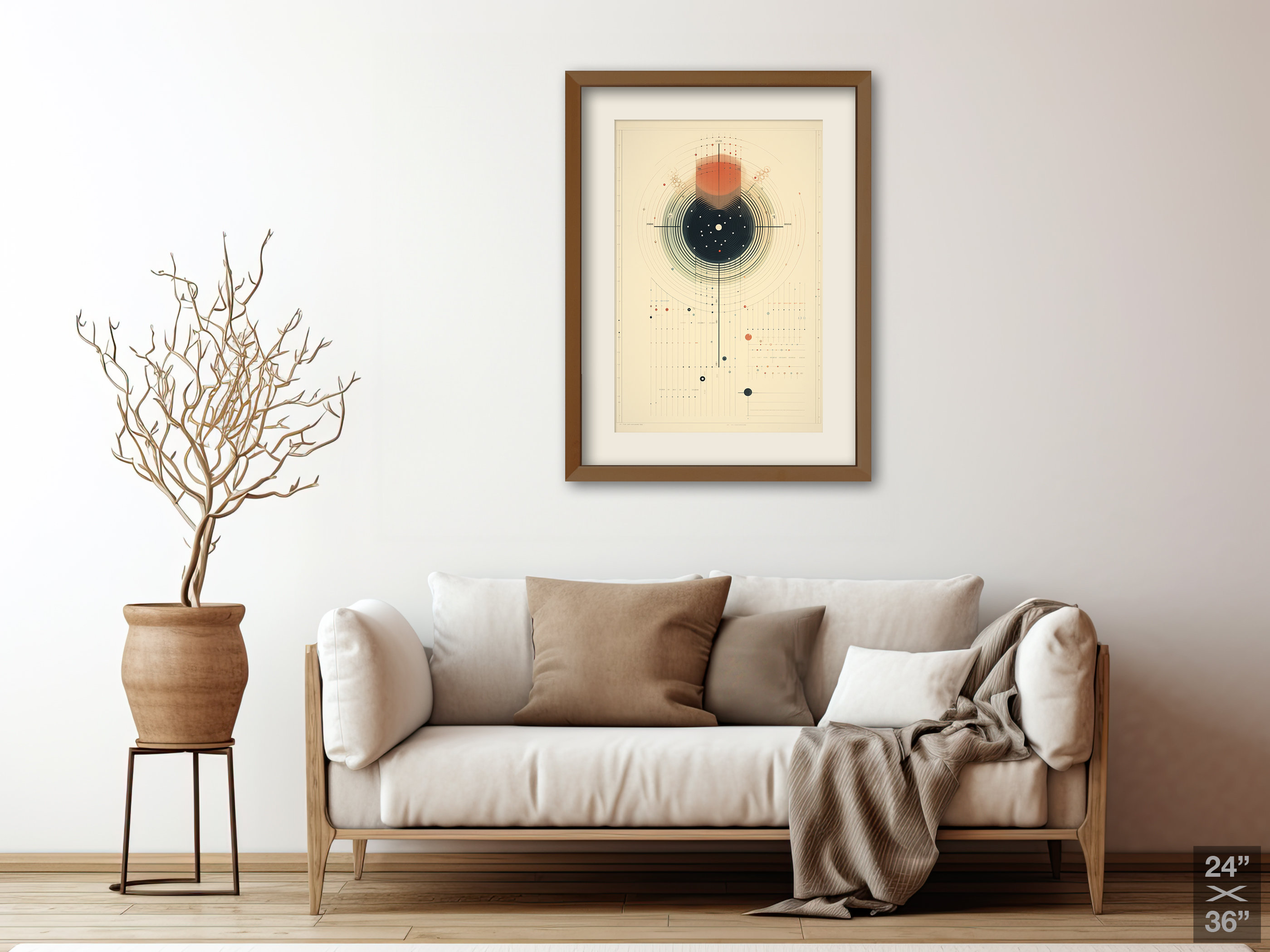Limited Edition Data Visualization Art Print, for Gallery, Home, or ...