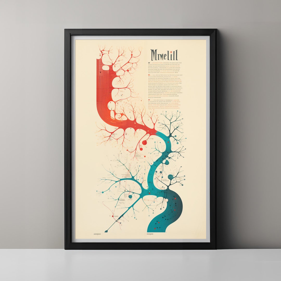 Limited Edition Data Visualization Art Print, for Gallery, Home, or ...