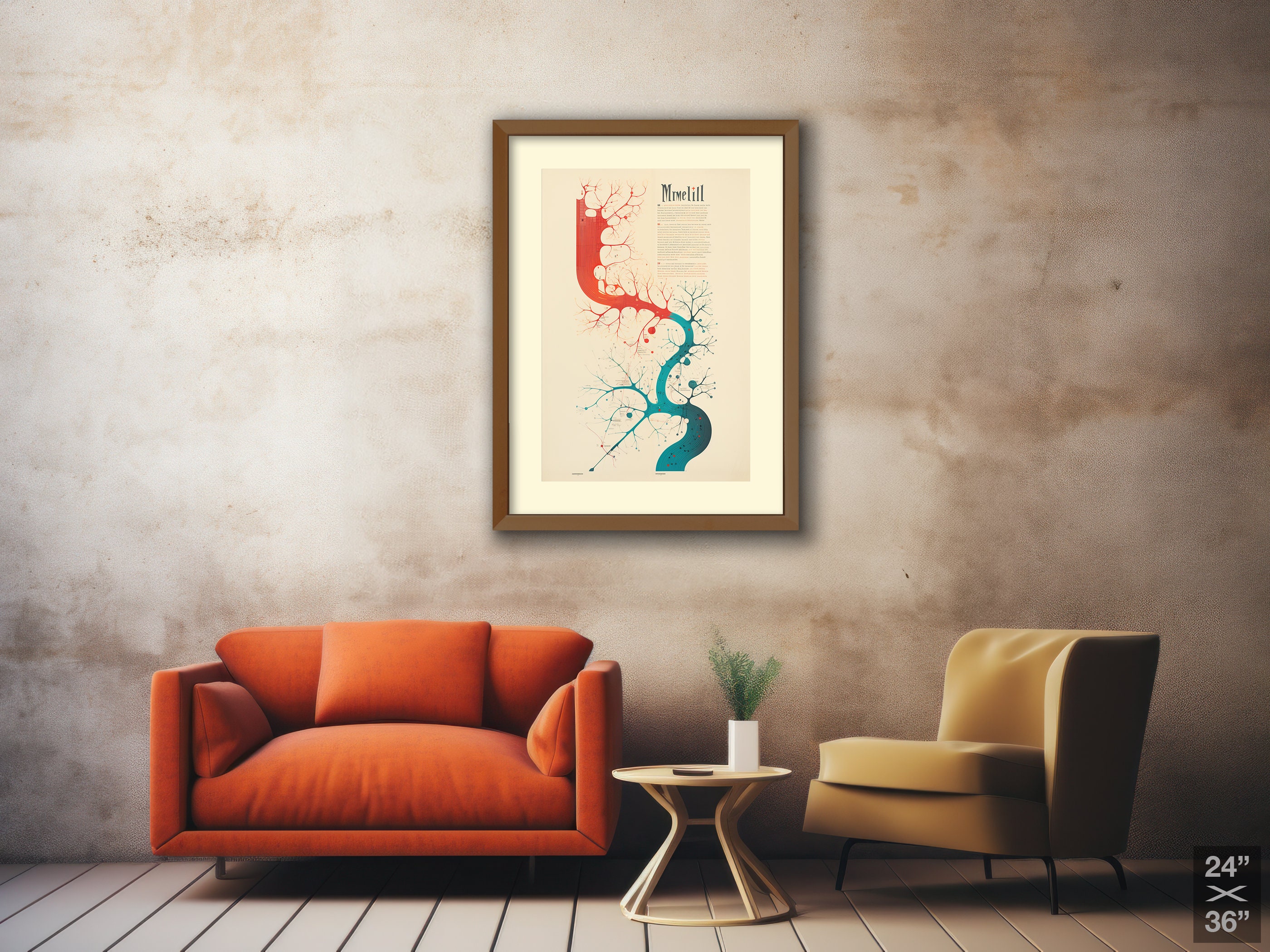 Limited Edition Data Visualization Art Print, for Gallery, Home, or ...