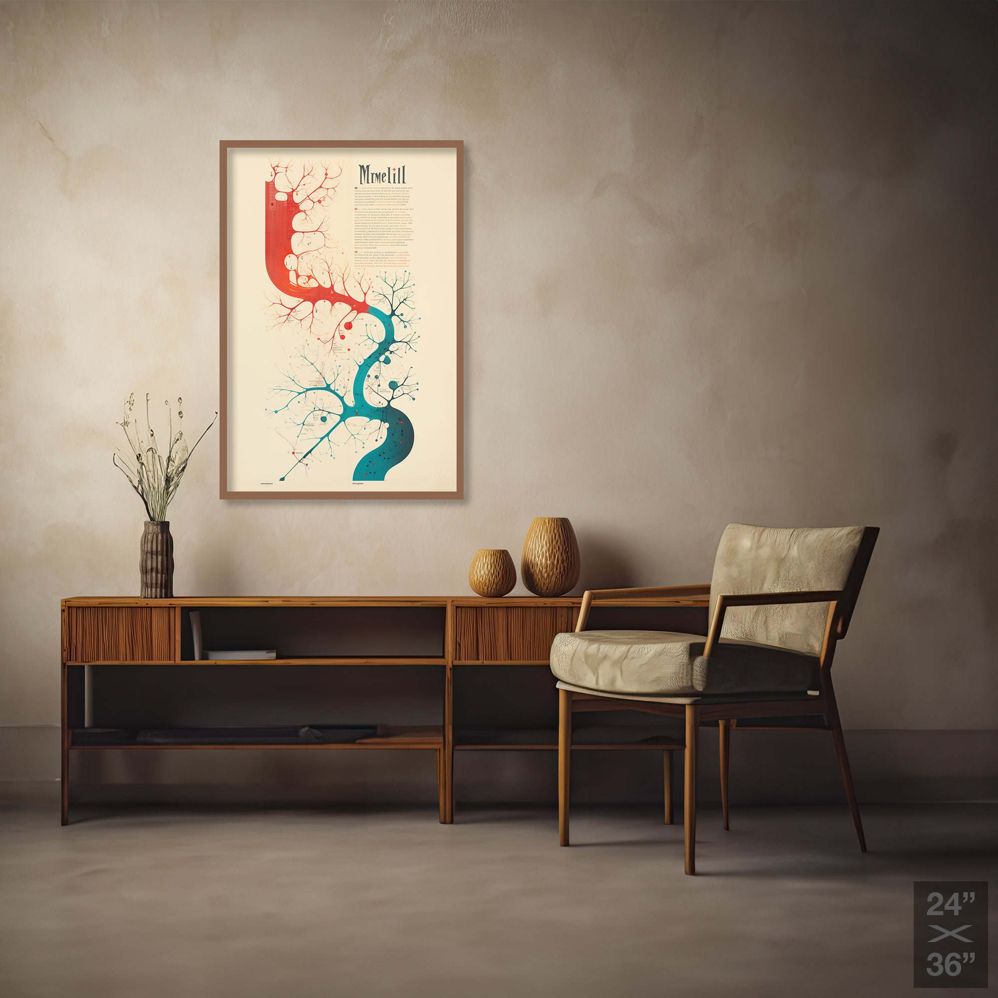 Limited Edition Data Visualization Art Print, for Gallery, Home, or ...