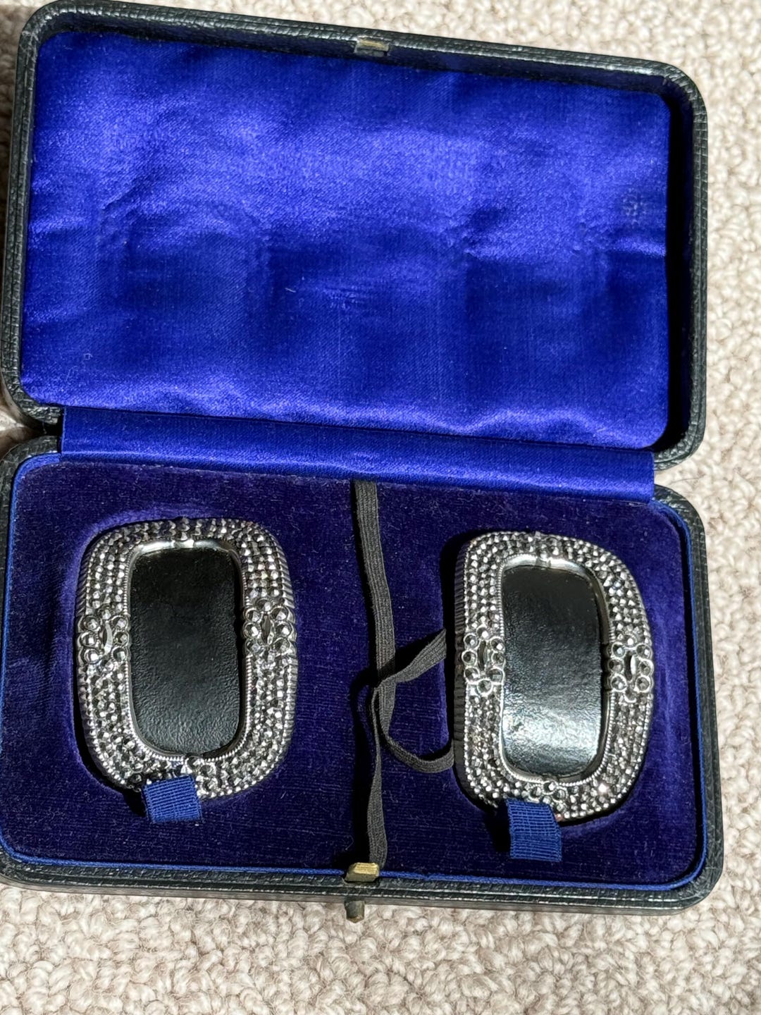 Vintage Court Shoe Buckles (pair, in Case) - Etsy
