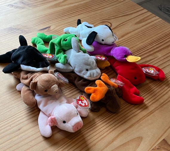 Original 9 Beanie Babies Extremely Rare Collectibles Valuable Collectible Collection TY Original 9 Collectibles Ultra Rare Pristine Etsy UK