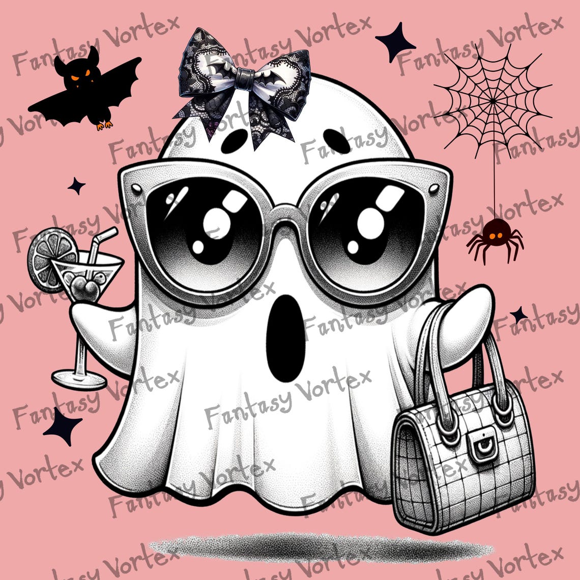 Cute Snarky Ghost Png, Adorable Ghost Art, Cheeky Halloween Clipart ...