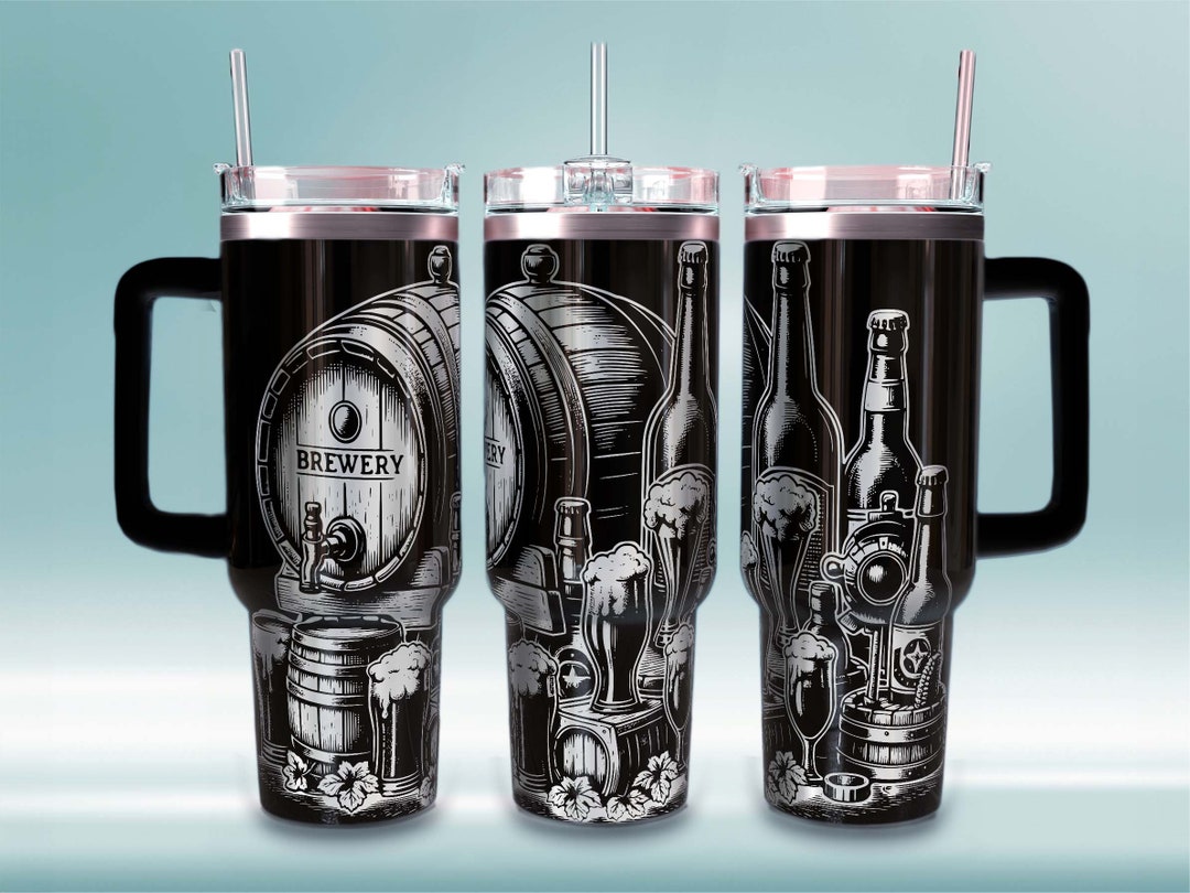 Beer Lover Tumbler Laser Svg, Brewery Gift. 40oz Tumbler Laser Design ...
