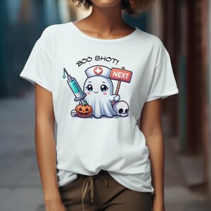 Boo Shot, Cute Snarky Ghost Png, Funny Halloween Clipart, Adorable ...