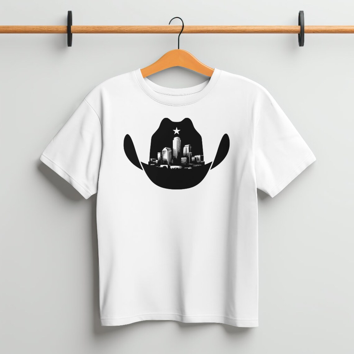 Texas Skyline SVG PNG Print. Wall Art, T-shirt Art. USA Cityscape.home ...