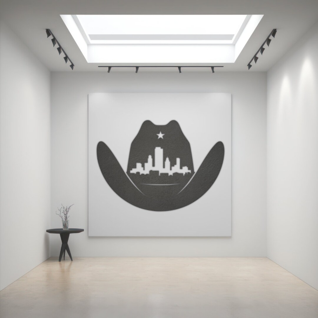 Texas Cityscape Cut File. Cityscape Wall Art for Home & Office Decor ...