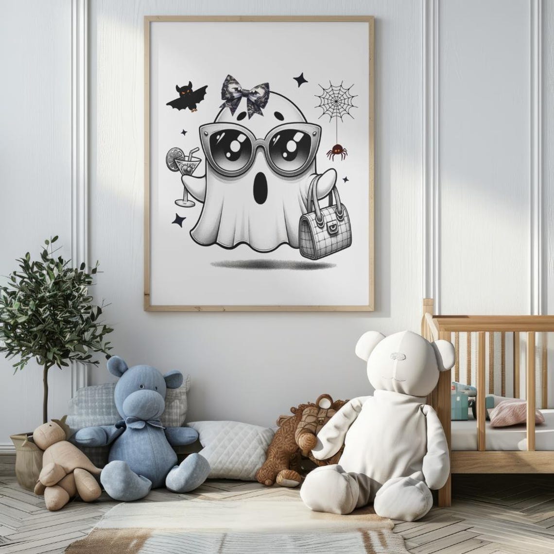 Cute Snarky Ghost Png, Adorable Ghost Art, Cheeky Halloween Clipart ...