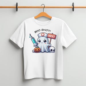 Boo Shot, Cute Snarky Ghost Png, Funny Halloween Clipart, Adorable ...