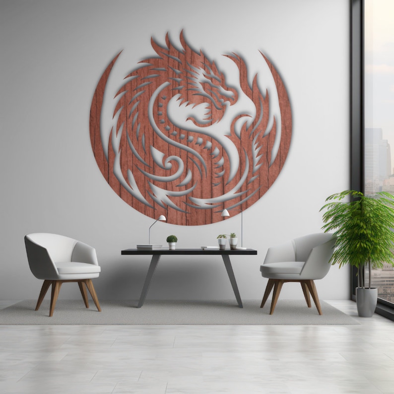 Dragon Laser Cut File: SVG DXF Vector, Chinese Zodiac (digital Download ...