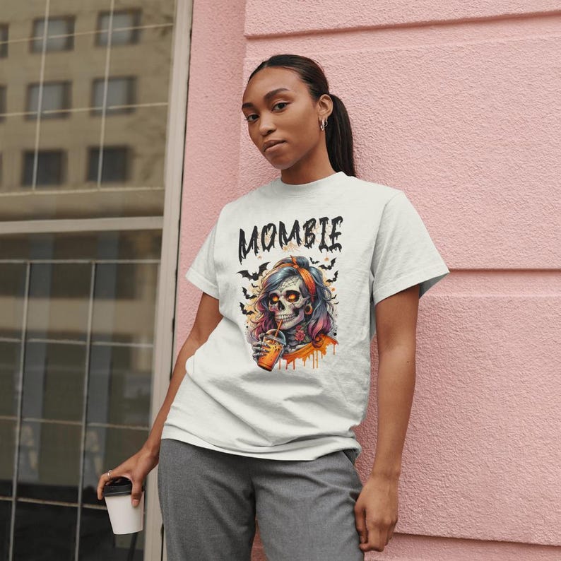 Mombie PNG, Skeleton Clipart, Retro Halloween Png, Retro Mama Png ...