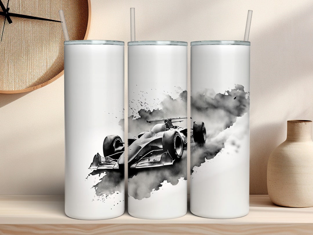 Formula One Racing Tumbler Wrap. 20oz Skinny Tumbler Sublimation Design ...