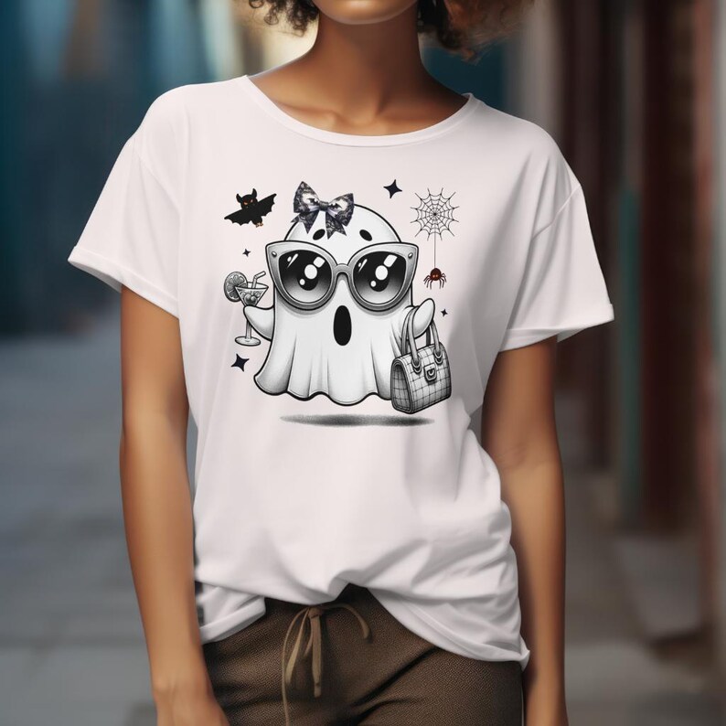 Cute Snarky Ghost Png, Adorable Ghost Art, Cheeky Halloween Clipart ...