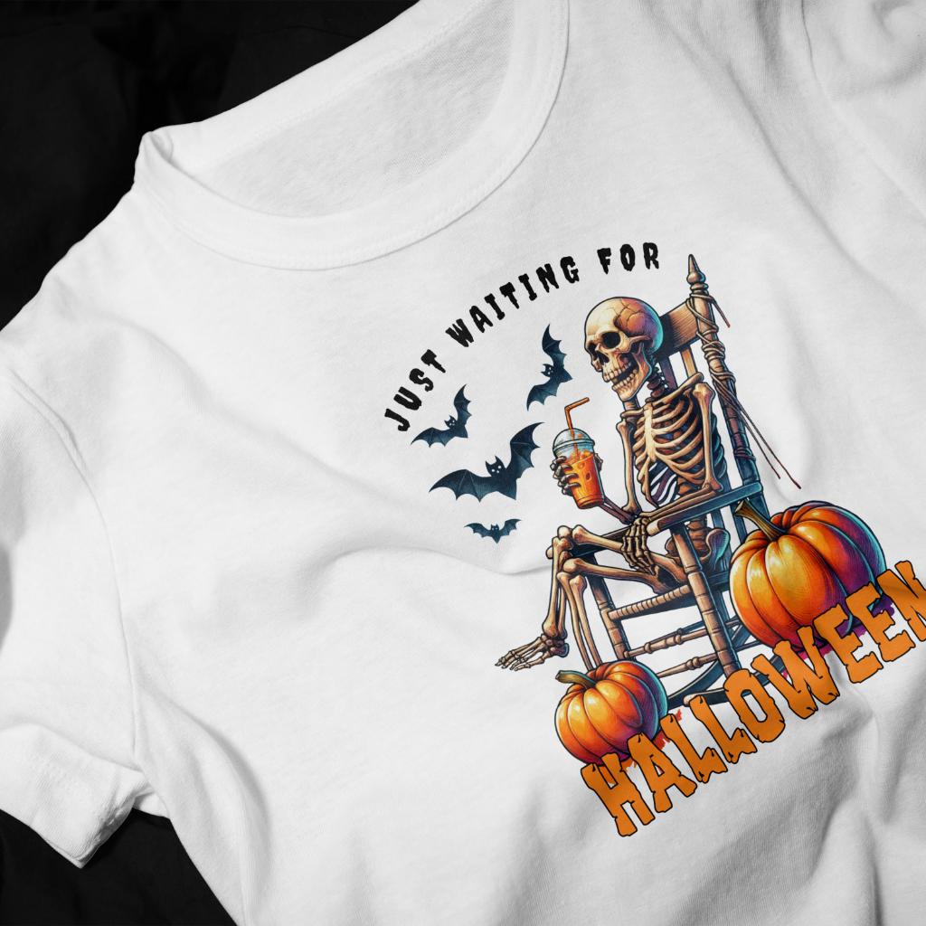 Just Waiting for Halloween PNG, Funny Halloween Png, Funny Horror ...