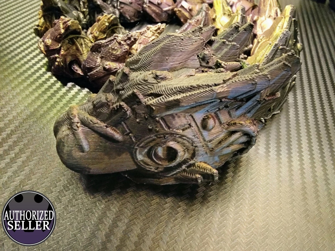 Cyborg Articulated Snake 3D Printed - Etsy