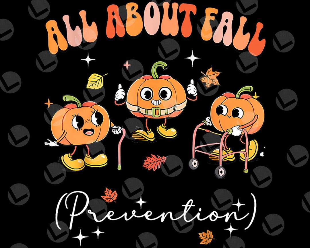 All About Fall Prevention Physical Therapy Funny Pumpkin Png, Funny ...