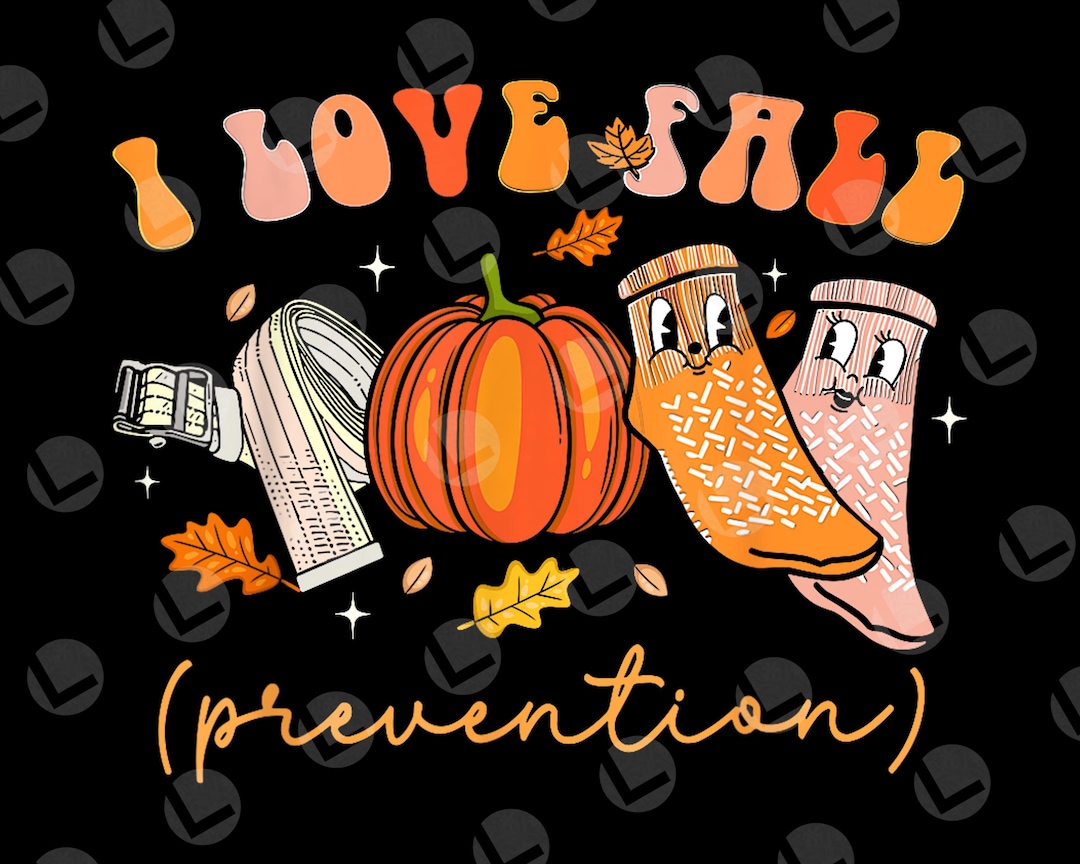 I Love Fall Prevention Socks Thanksgiving Autumn Quote Png, I Love Fall ...