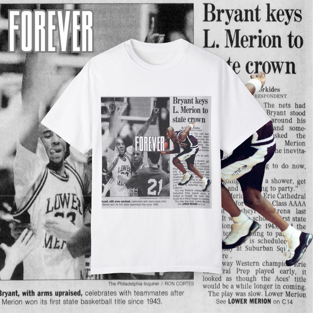 FOREVER Kobe Bryant Lower Merion Newspaper T Shirt - Etsy