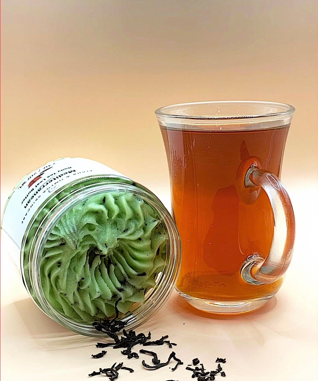 Foaming Tea Leaf Scrub & Buffer Soap Detoxify Exfoliate Cleanse Soften ...