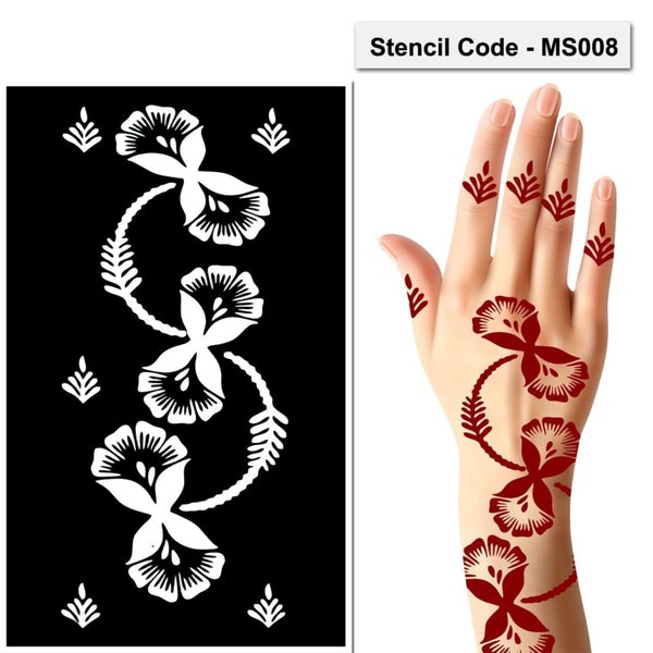 Henna Stencil - Etsy