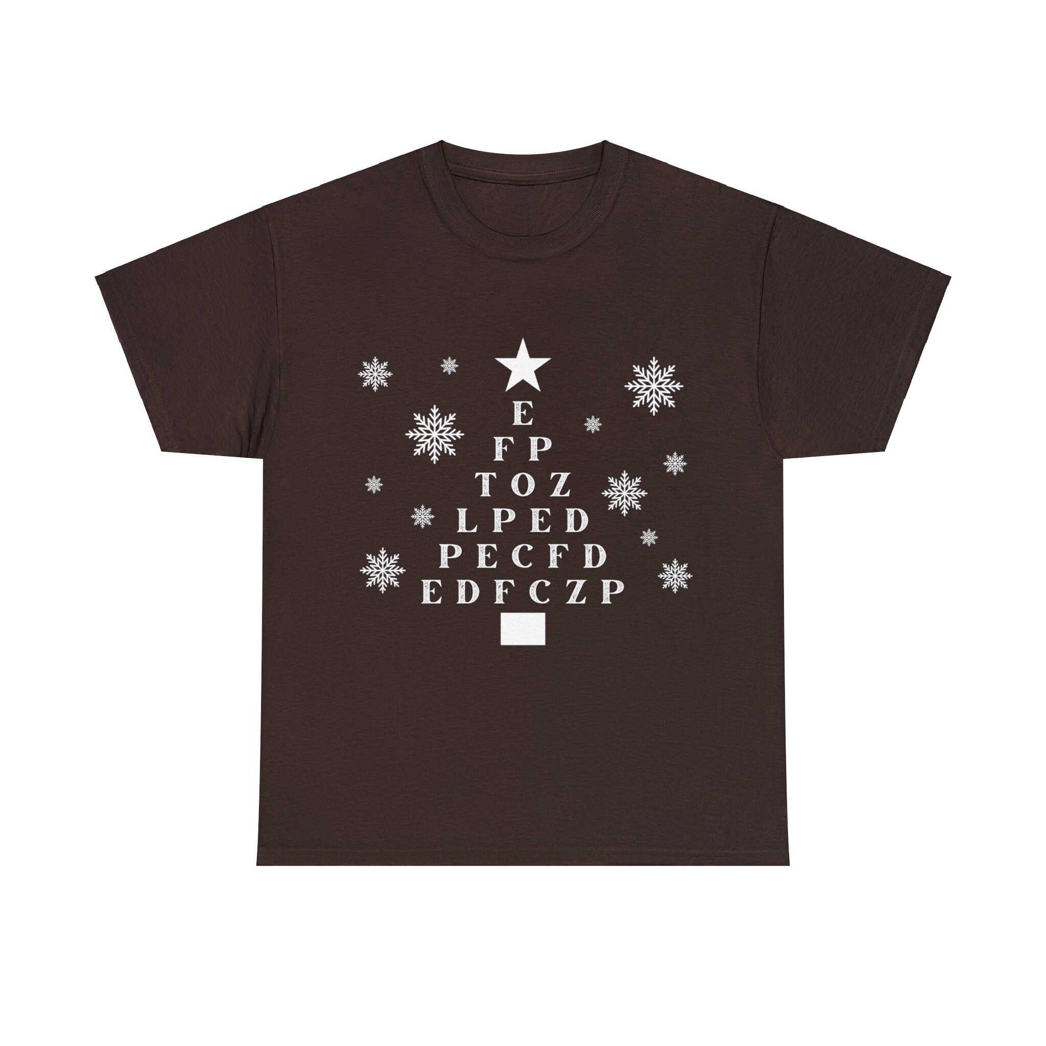 Optometry Christmas Tee Eye Chart Optometrist Gift - Etsy