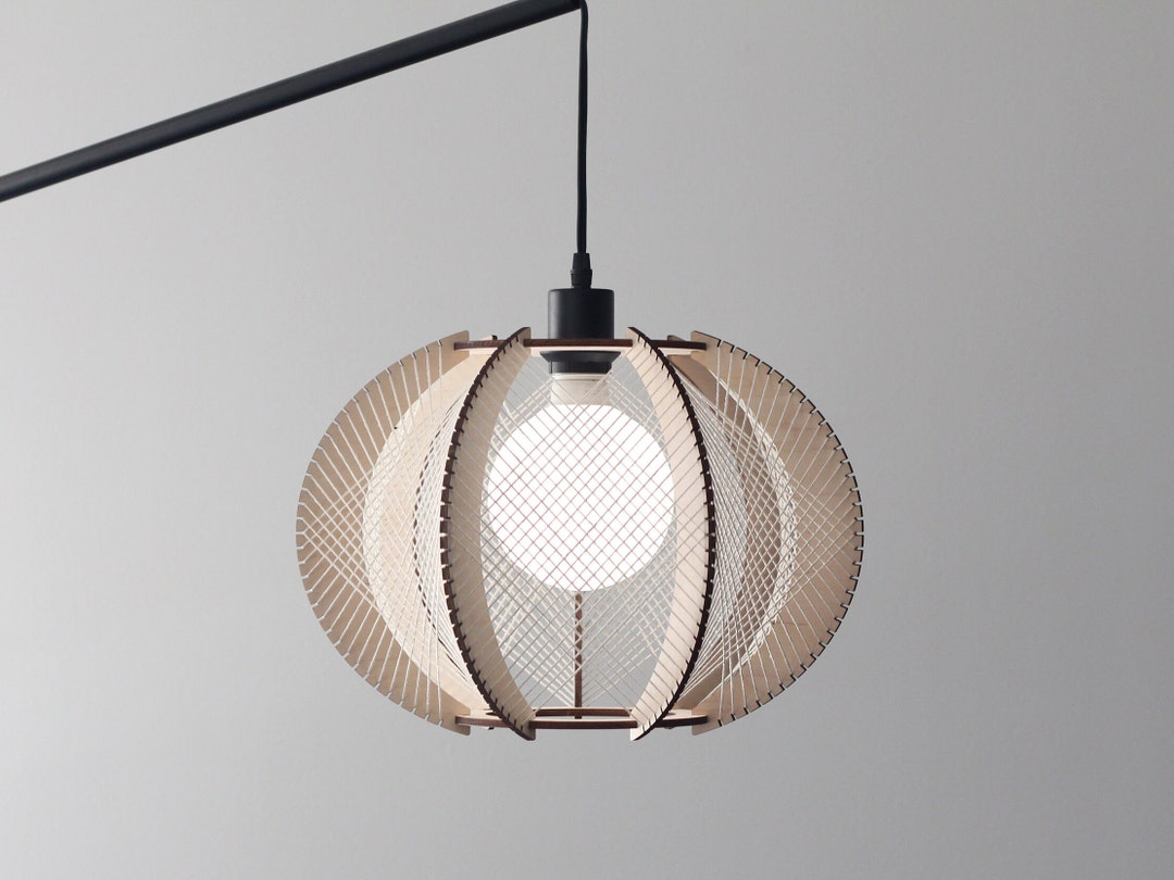 String Art Pendant Lamp Woven Light Shade Retro Geometric - Etsy
