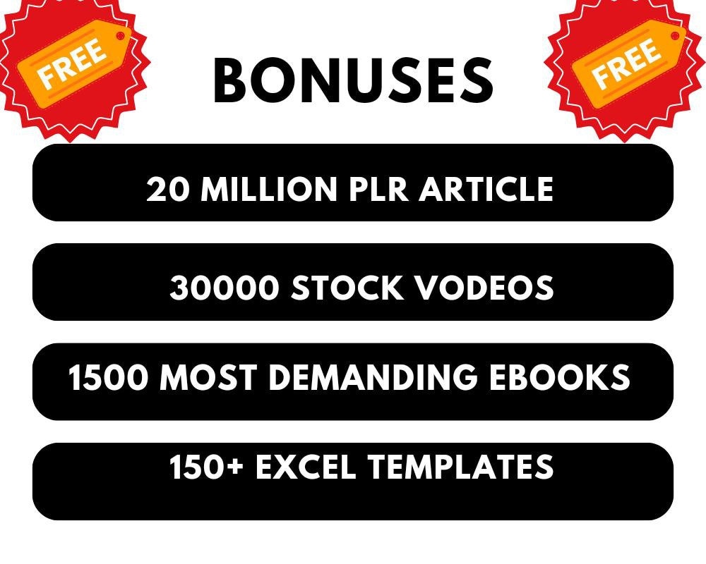 1 Million+ Ebooks & PLR Articles Bundle With Reseller Rights - Etsy