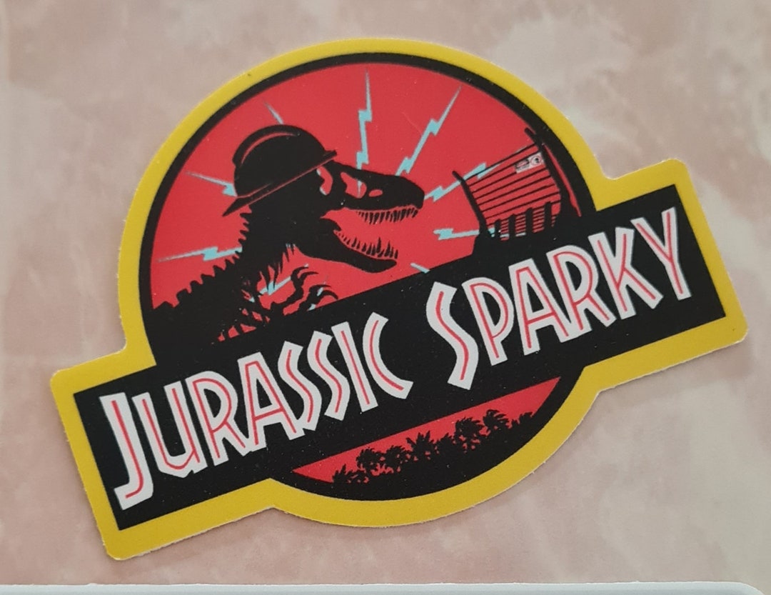 JURASSIC Sparky Sticker - Etsy