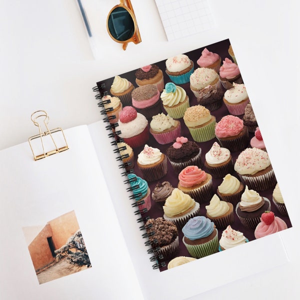 Cupcake Notebook - Etsy