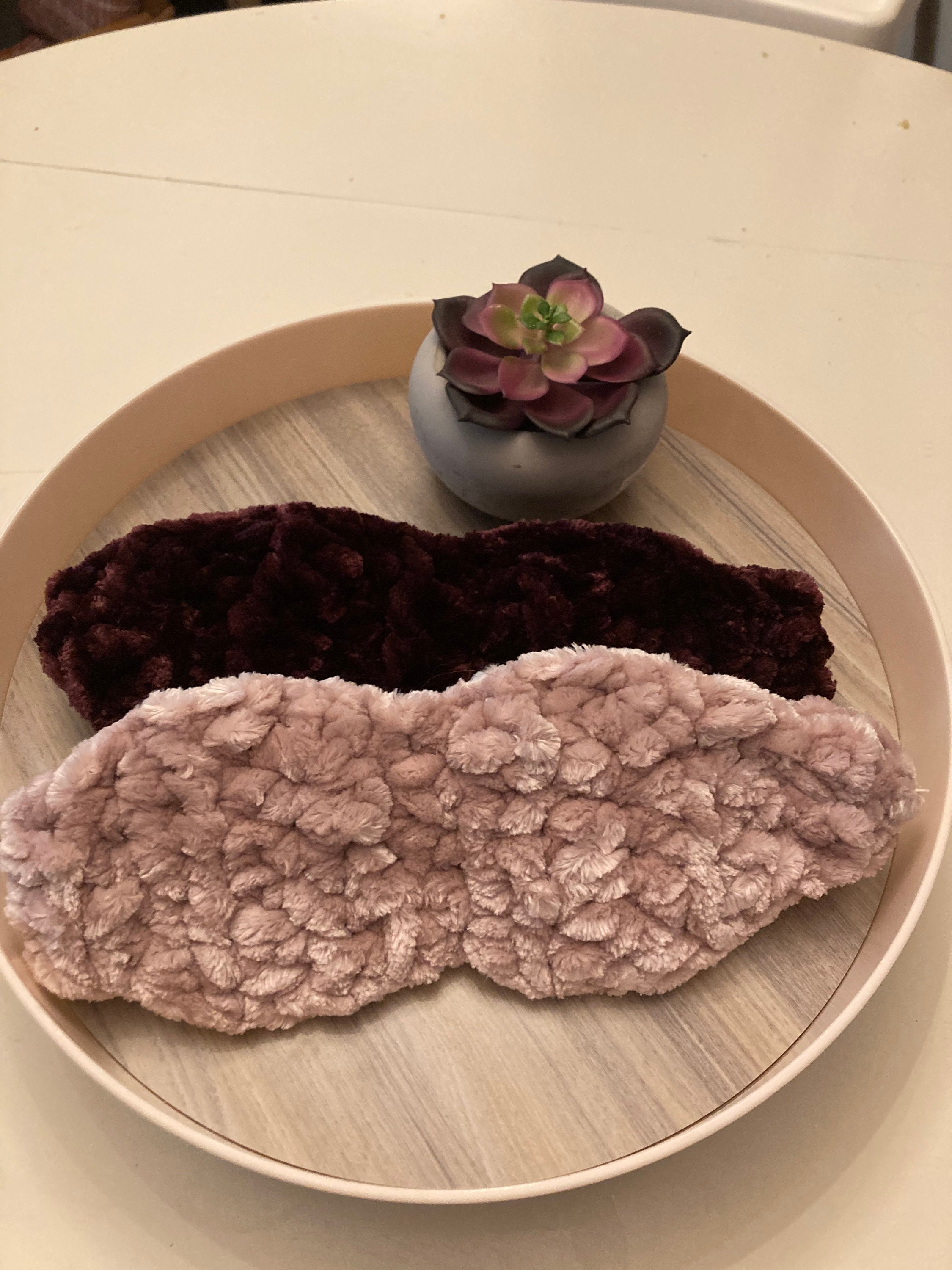 Velvet Crochet Eye Mask Pattern - Etsy