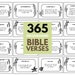 365 Printable Bible Verses for Daily Inspiration, Bible Verse Cards ...