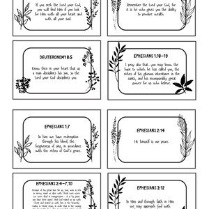 365 Printable Bible Verses for Daily Inspiration, Bible Verse Cards ...