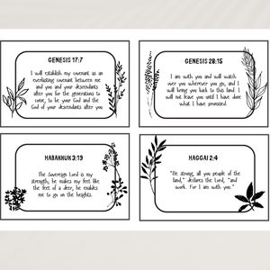 365 Printable Bible Verses for Daily Inspiration, Bible Verse Cards ...
