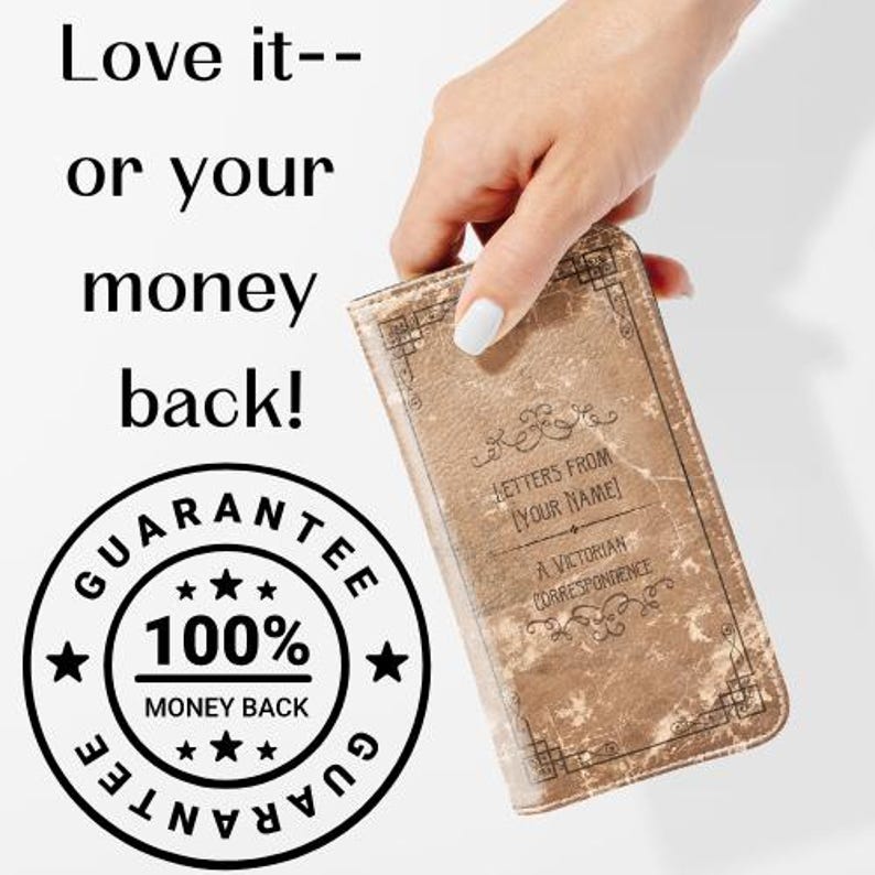 Custom Book Phone Case Wallet, Personalized Vintage Book Galaxy iPhone ...