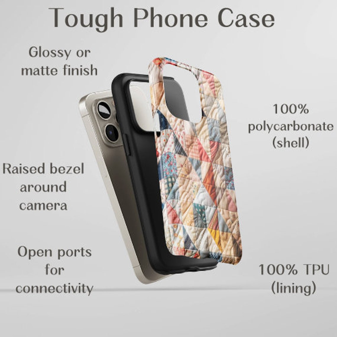 Quilt Phone Case, Quilting Sewing Fabric iPhone Cover Stitching ...