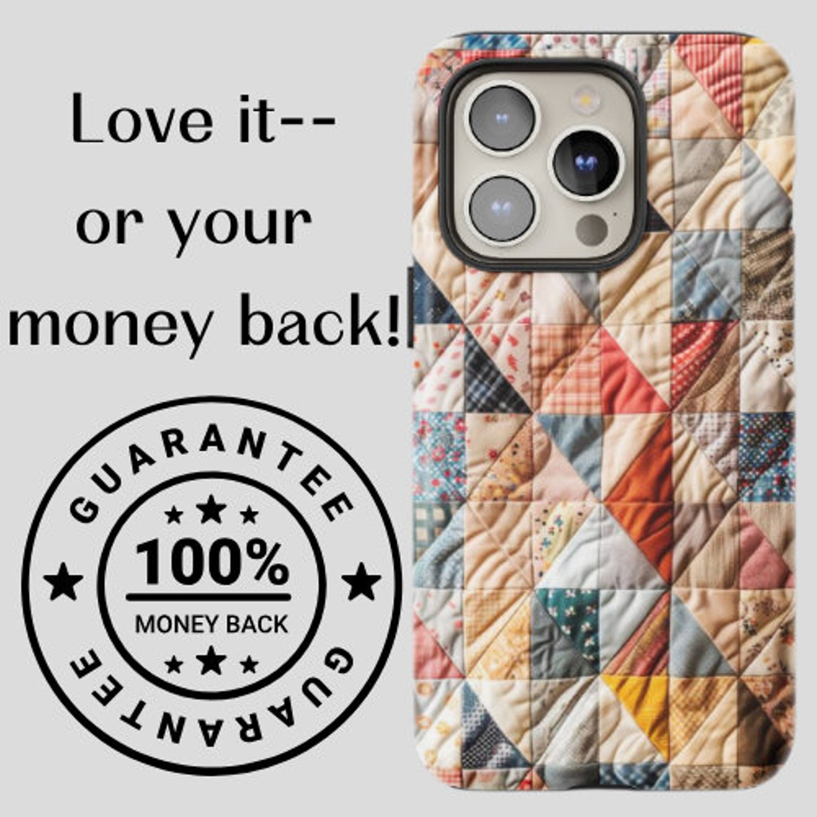 Quilt Phone Case, Quilting Sewing Fabric iPhone Cover Stitching ...