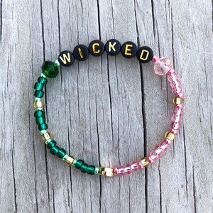Wicked Bracelet, Pink and Green, Musical Inspired Theatre Gift ...