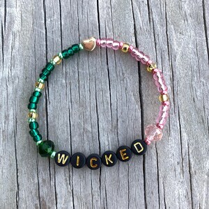 Wicked Bracelet, Pink and Green, Musical Inspired Theatre Gift ...