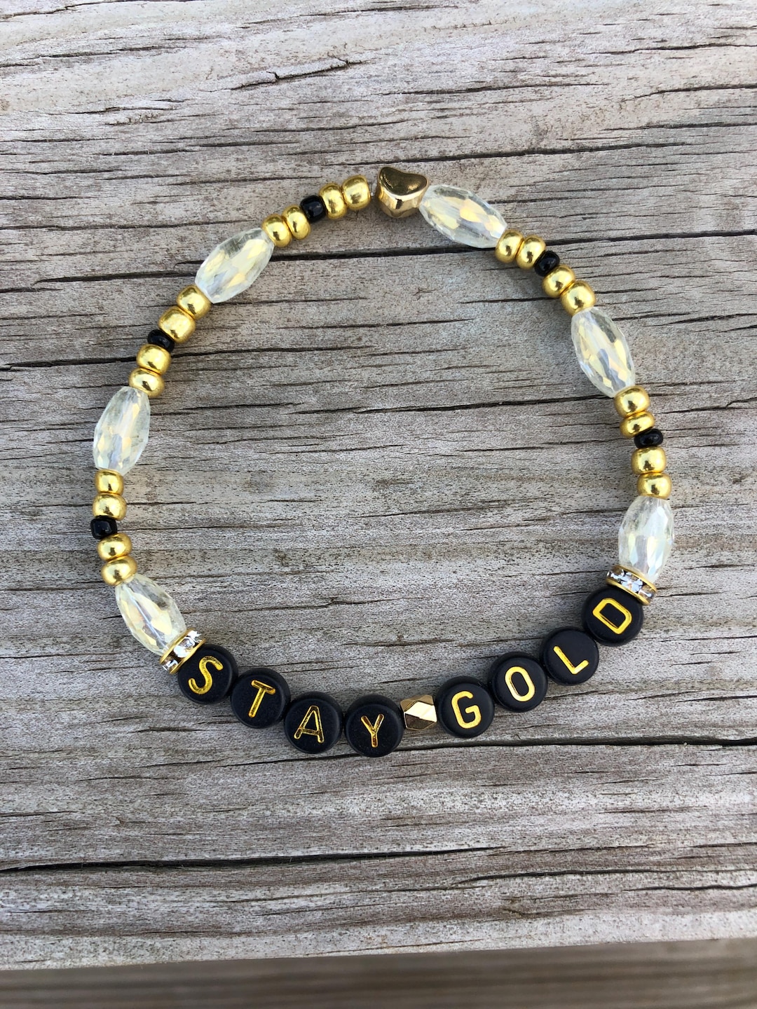 The Outsiders Broadway Bracelets, Stay Gold Bracelet, Beaded Handmade ...