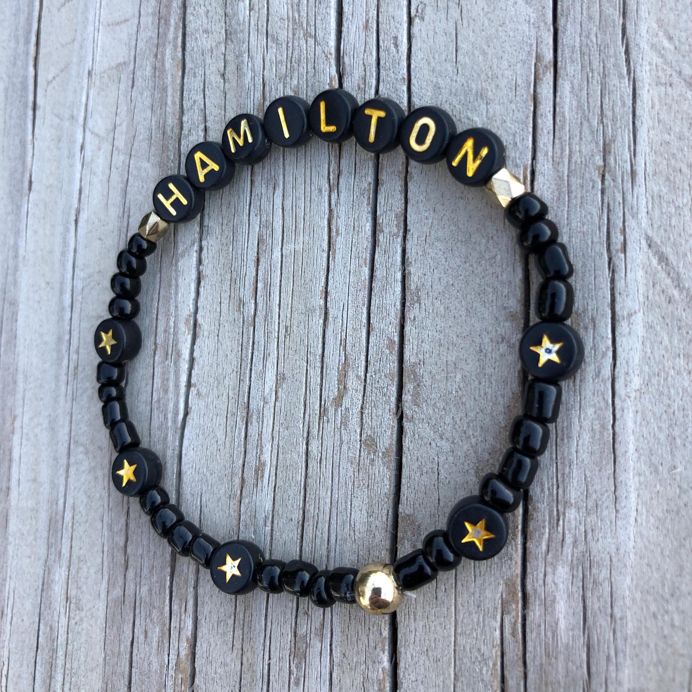 Hamilton Bracelet, Broadway Musical, Beaded Stackable Bracelets - Etsy
