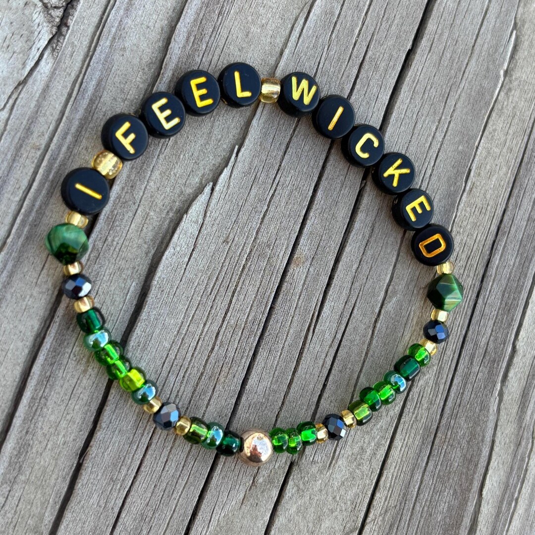 Wicked Bracelet, I Feel Wicked, Broadway and Movie Inspired Jewelry - Etsy