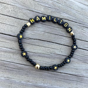 Hamilton Bracelet, Broadway Musical, Beaded Stackable Bracelets - Etsy