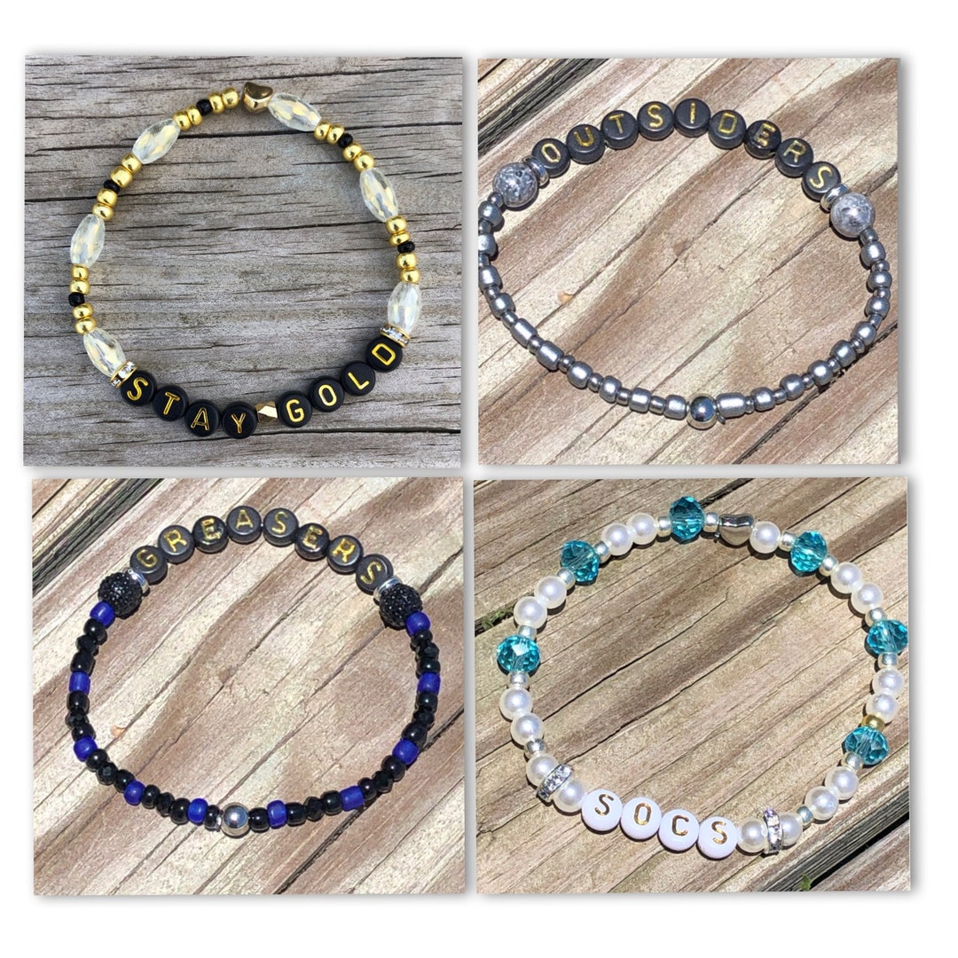 The Outsiders Broadway Bracelet, Stackable Broadway Bracelet, Theater ...