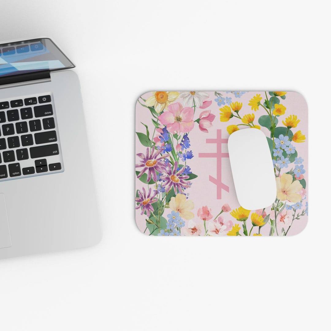 Wildflowers Nature Orthodox Cross Mouse Pad - Religious Mouse Pad ...