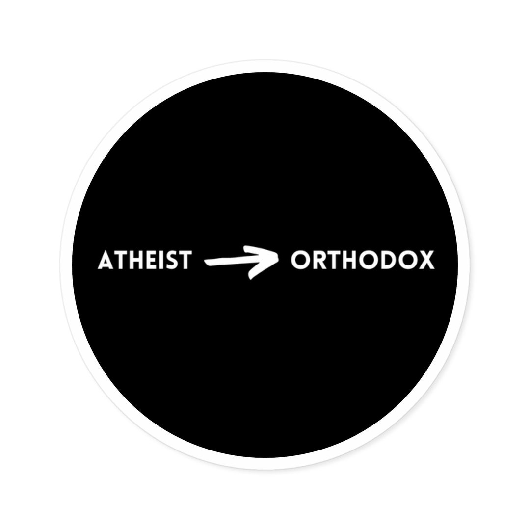 Faith Reborn Sticker - Christian Gift Faith Sticker Orthodox Christian ...