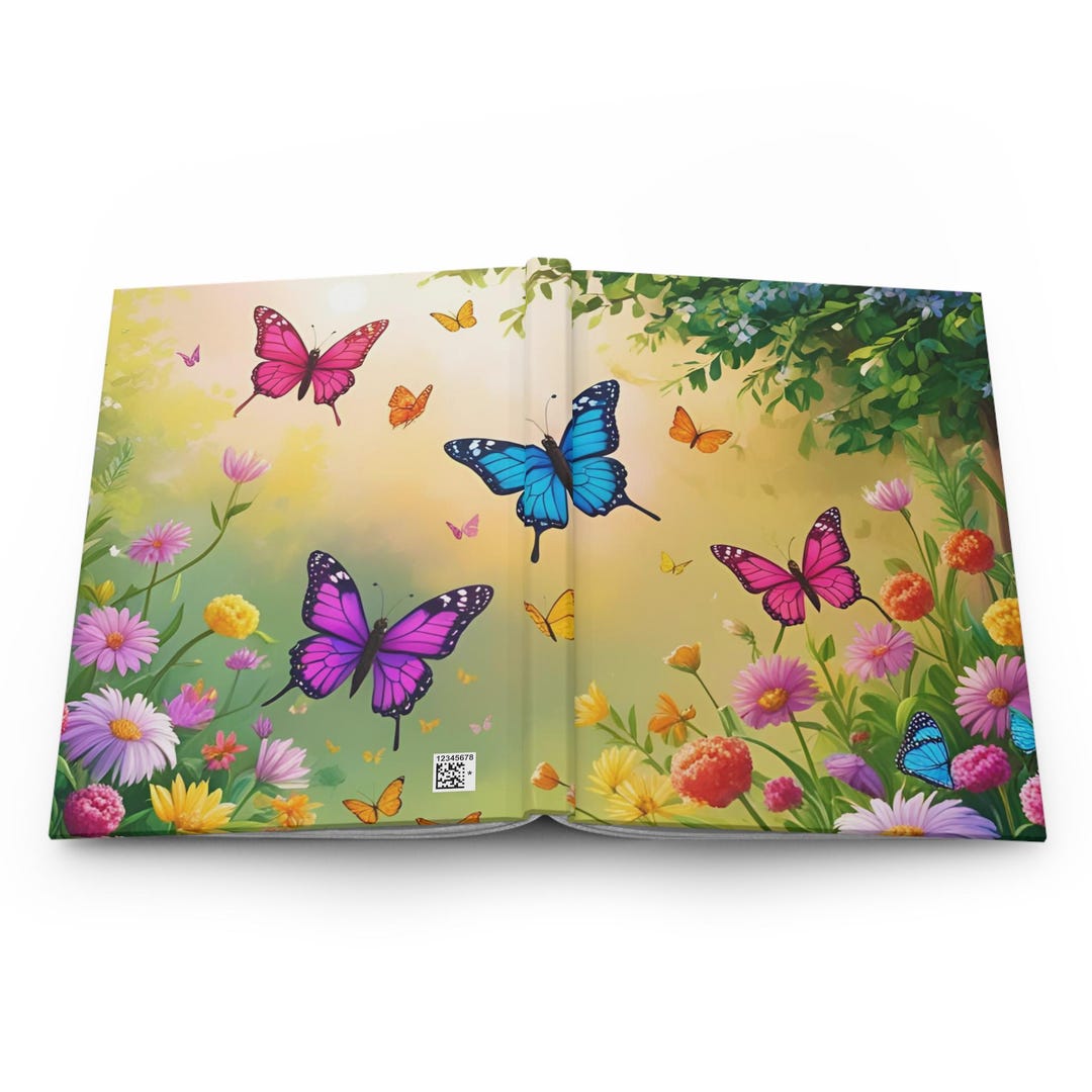 Butterfly Spring Scenery Journal - Hardcover Journal Matte - Nature ...