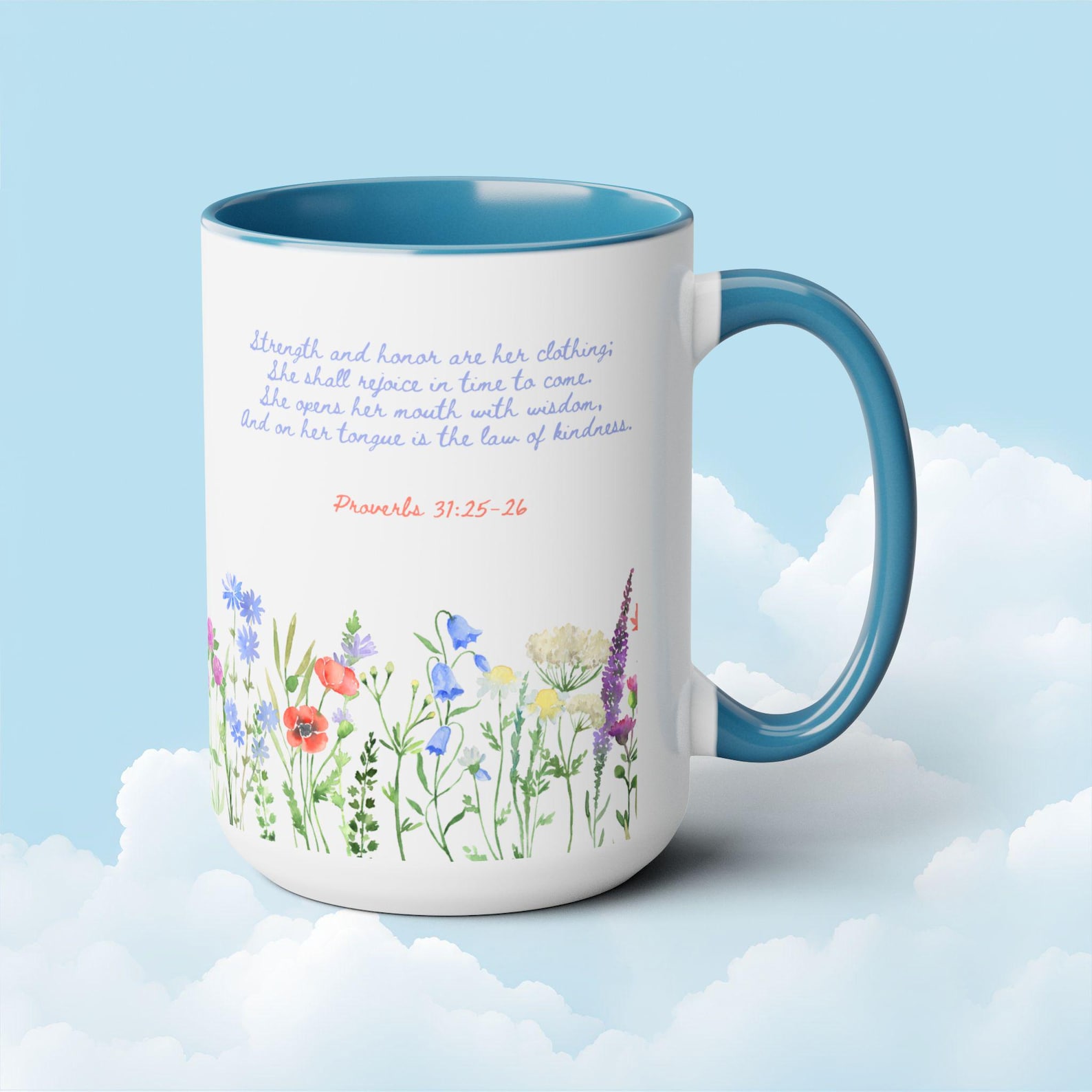 Proverbs 31 Woman Mug Christian Gift for Women Bible Verse Proverbs 31: ...