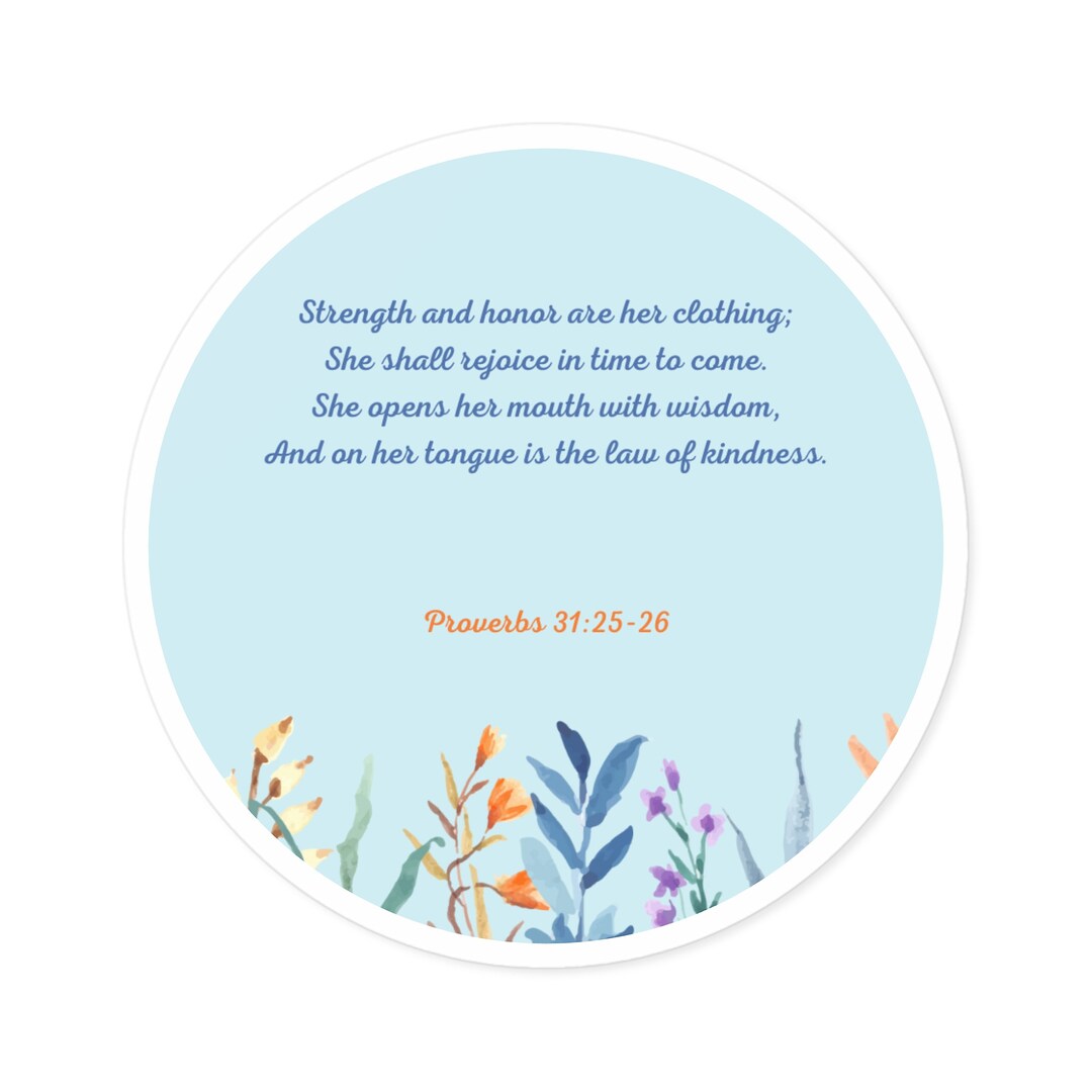 Sticker Proverbs 31 Woman Bible Verse Gift for Christian Laptop ...