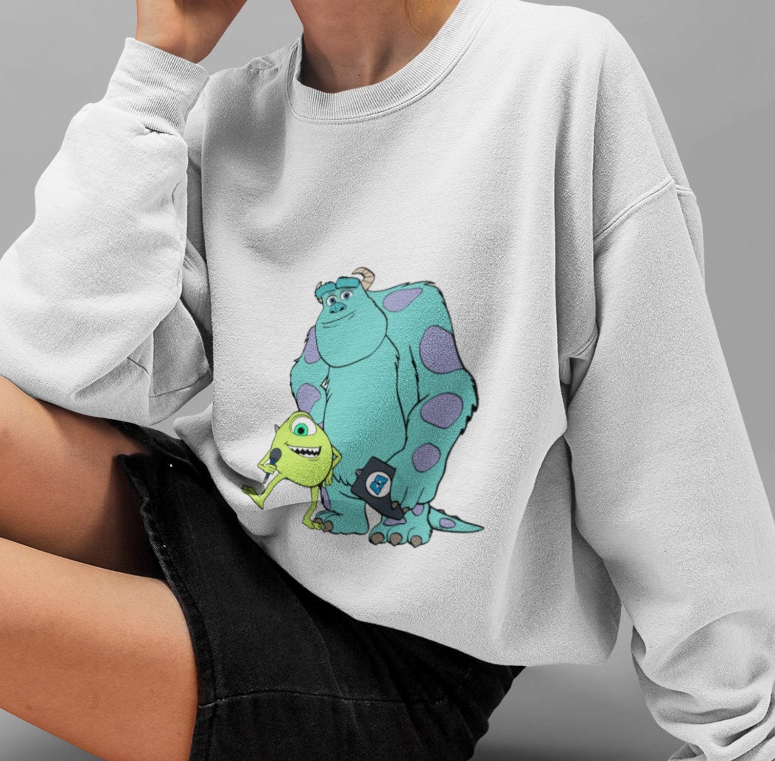 Disney Sweater Monsters Inc. - Etsy