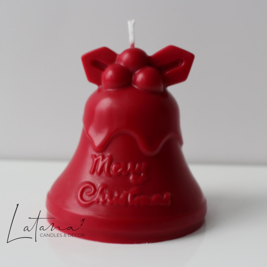 Christmas Bell Candle | Stocking Stuffer | Merry Christmas Bell Candle ...